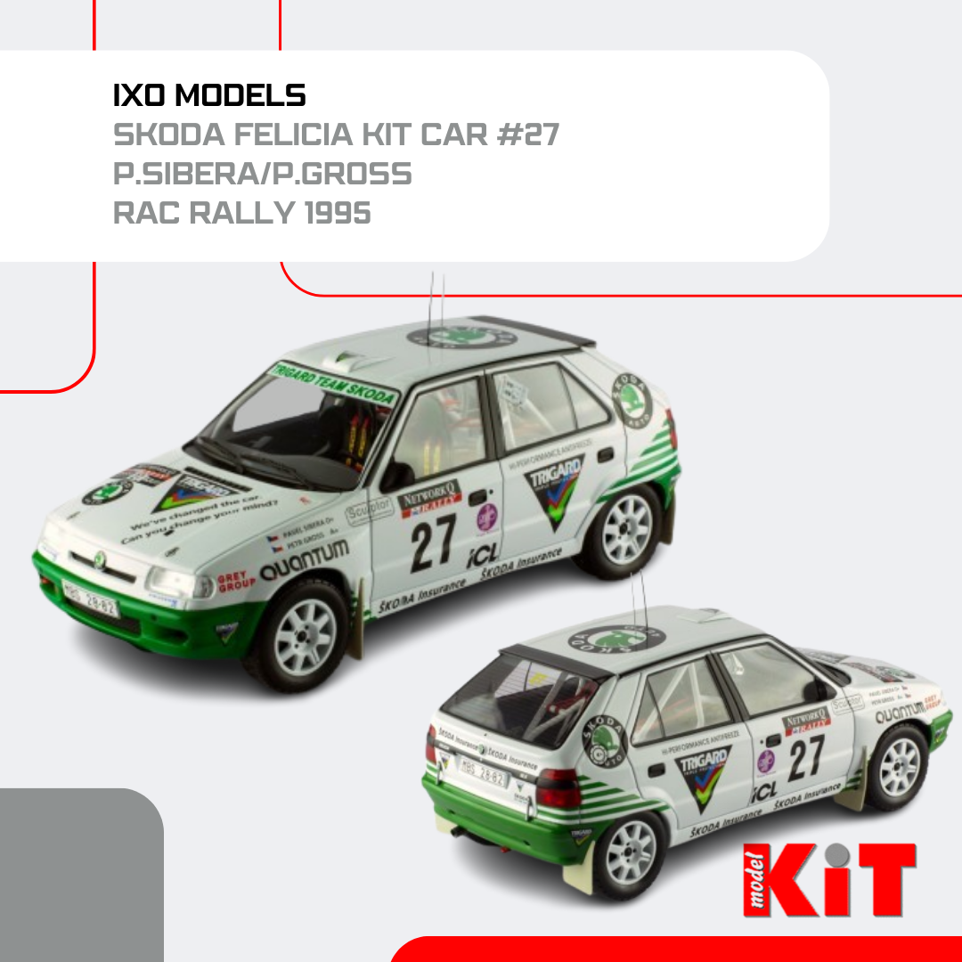 - Skoda Felicia Kit Car #27 Pavel Sibera / Petr Gross RAC Rally 1995