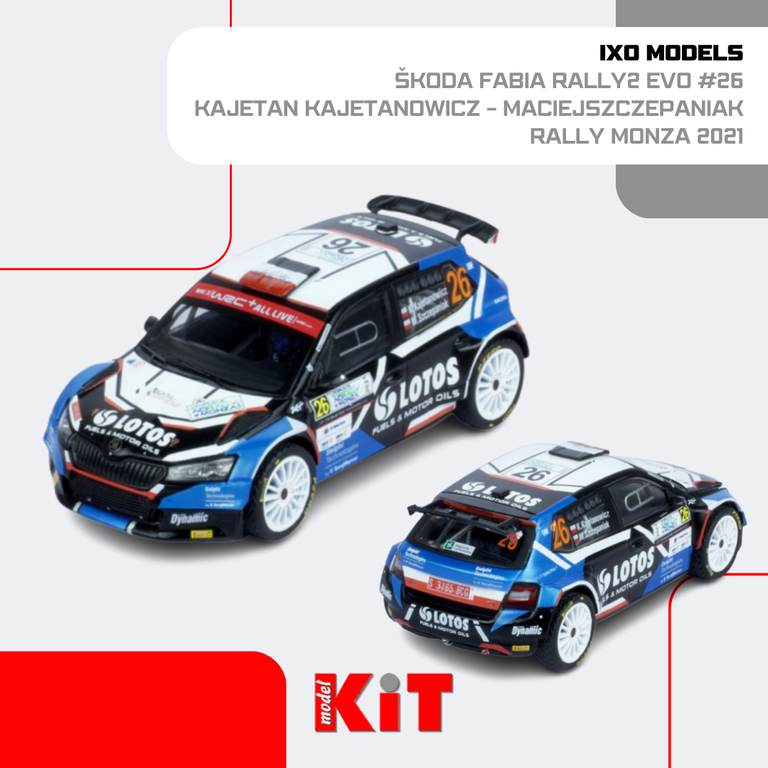 - Skoda Fabia Rally2 EVO N.26 Lotos WRC Rally Monza K.Kajetanowicz-M ...