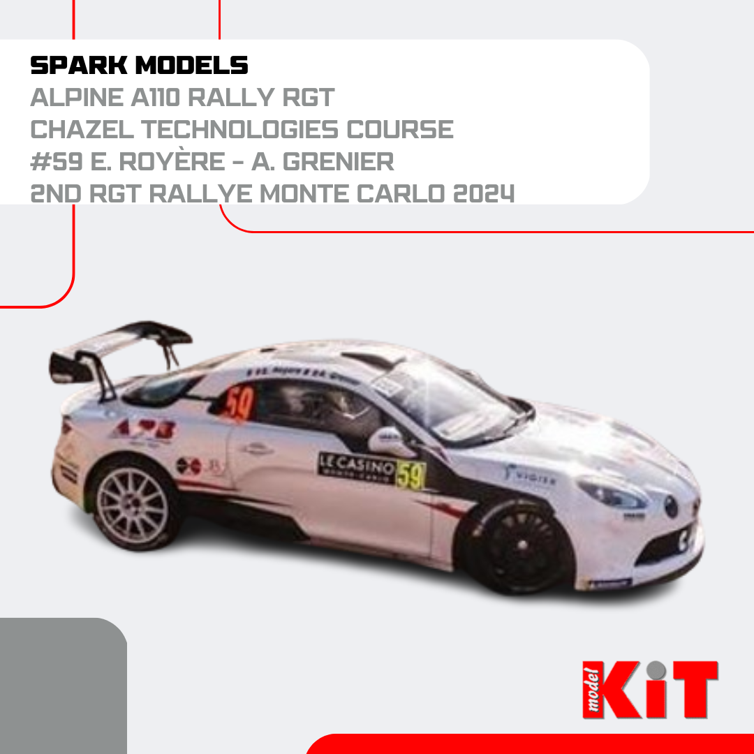 - ALPINE A110 Rally RGT Chazel Technologies Course #59 E.Royère-A ...
