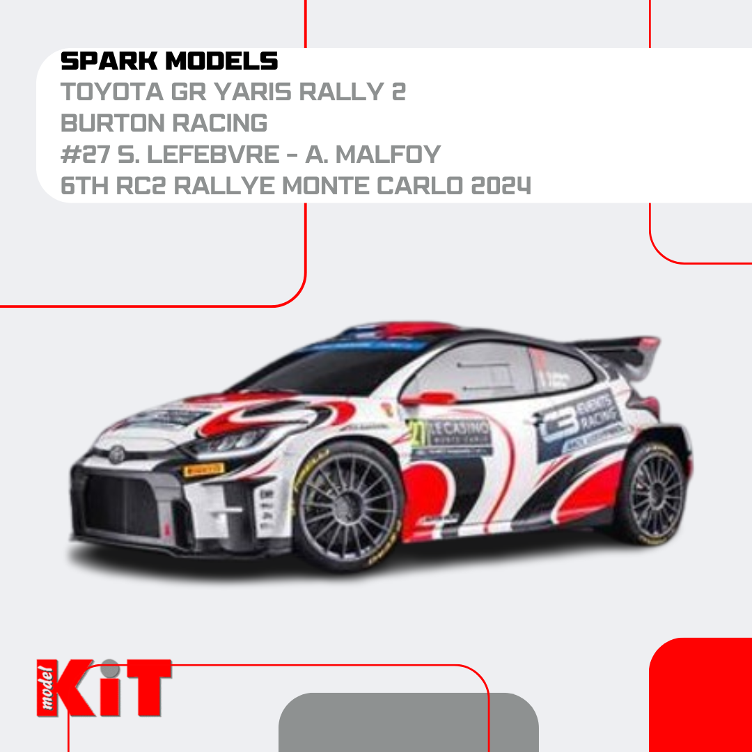- TOYOTA GR Yaris Rally 2 Burton Racing #27 S.Lefebvre-A.Malfoy 6th RC2 ...