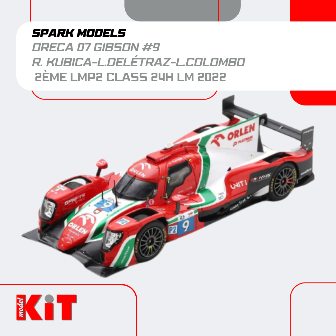 - ORECA 07 Gibson #9 R. Kubica-L.Delétraz-L.Colombo Prema Orlen Team ...